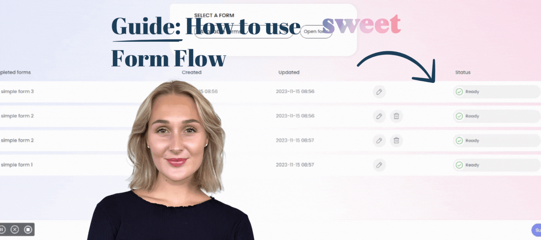 Guide: Hur du använder Sweet Form Flow - Sweet Systems